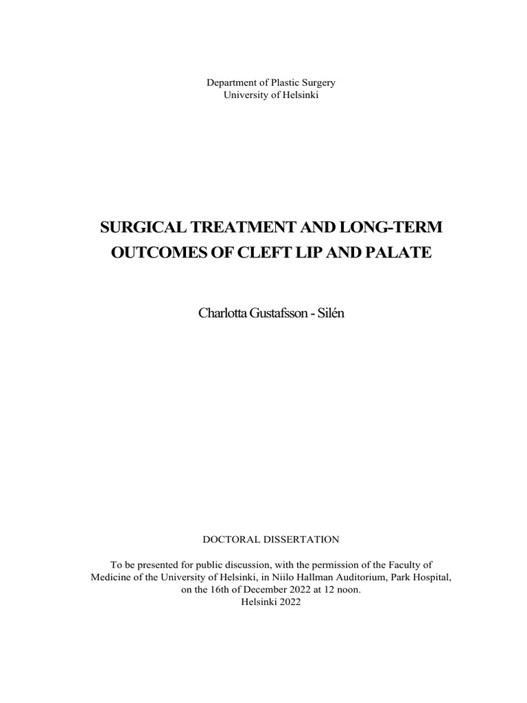 Gustafsson-Silén Charlotta Dissertation 2022 | PDF