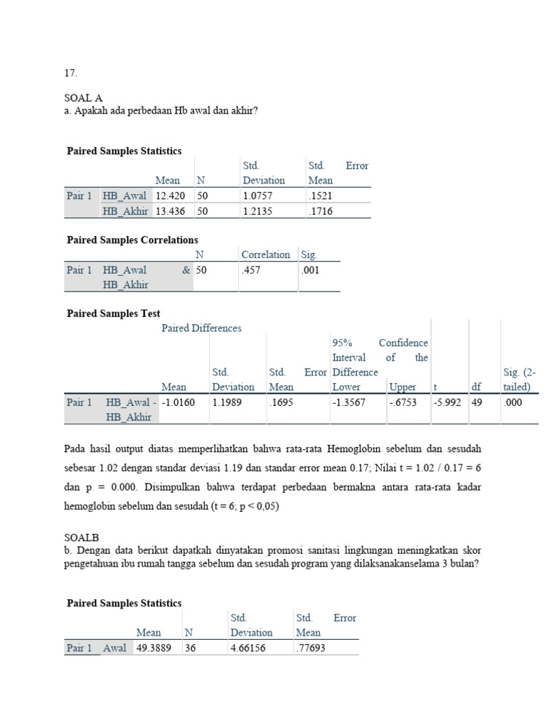 Analisis Data Numerik Distribusi Normal | PDF
