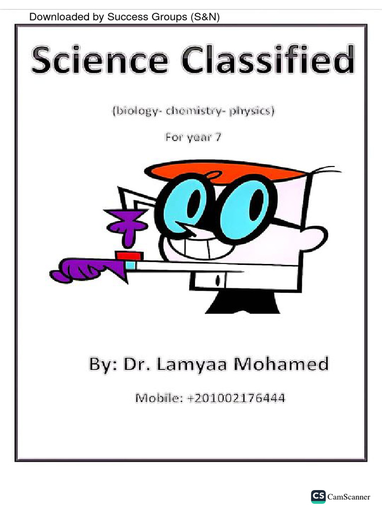 Science Classified Y7 (DR - Lamyaa Mohamed) (S.a.files?) | PDF