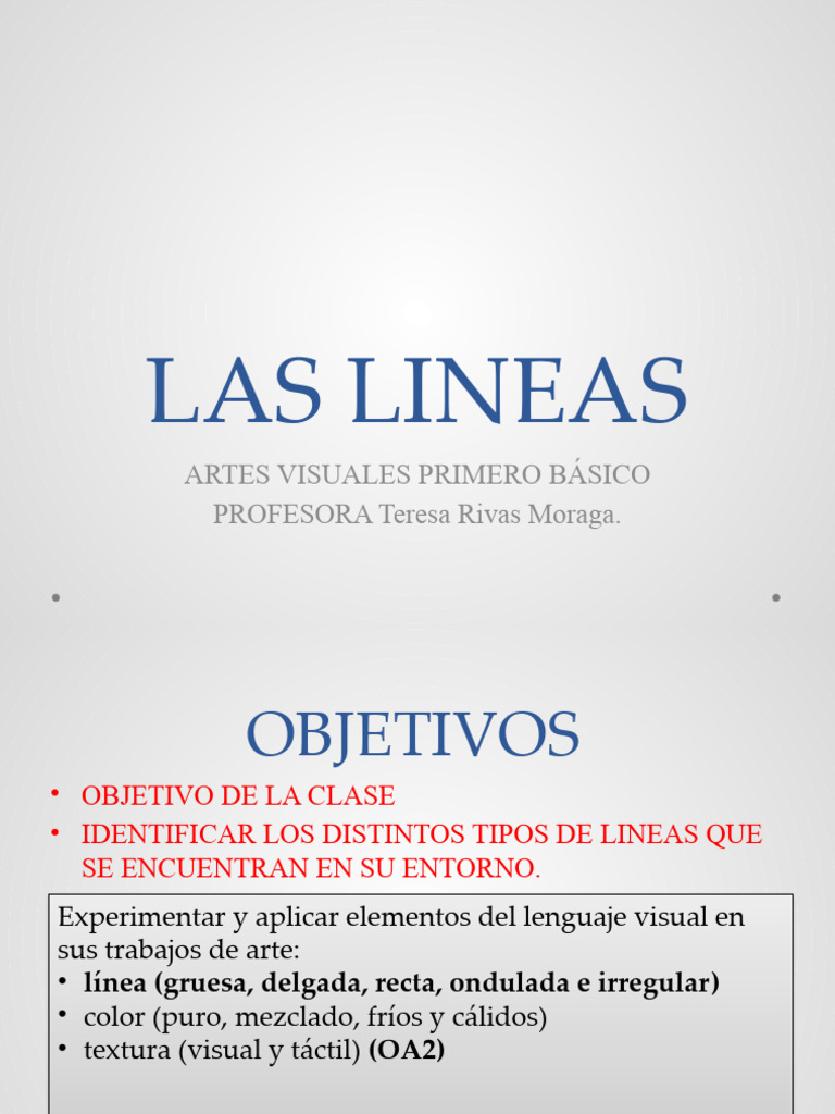 1°básico Lineas Gruesas y Delgadas | PDF