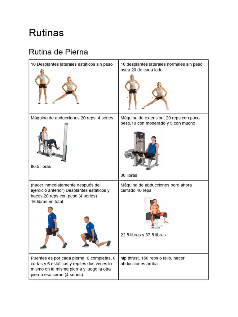 Rutinas | PDF