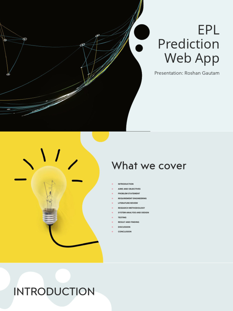 EPL Prediction Web App | PDF | Software Testing | Machine Learning