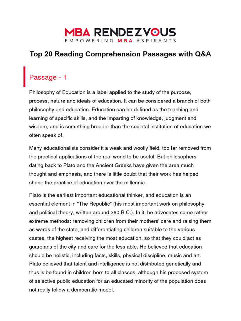 RC Practice Questions | PDF | Artificial Intelligence | Intelligence ...