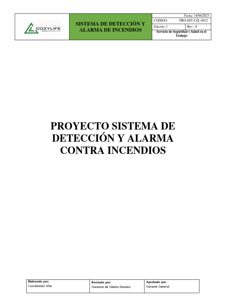 Sistemas de Detección de Incendios | PDF