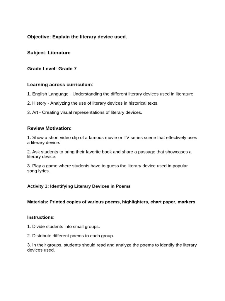 Lesson Plan | PDF | Cognitive Science | Learning