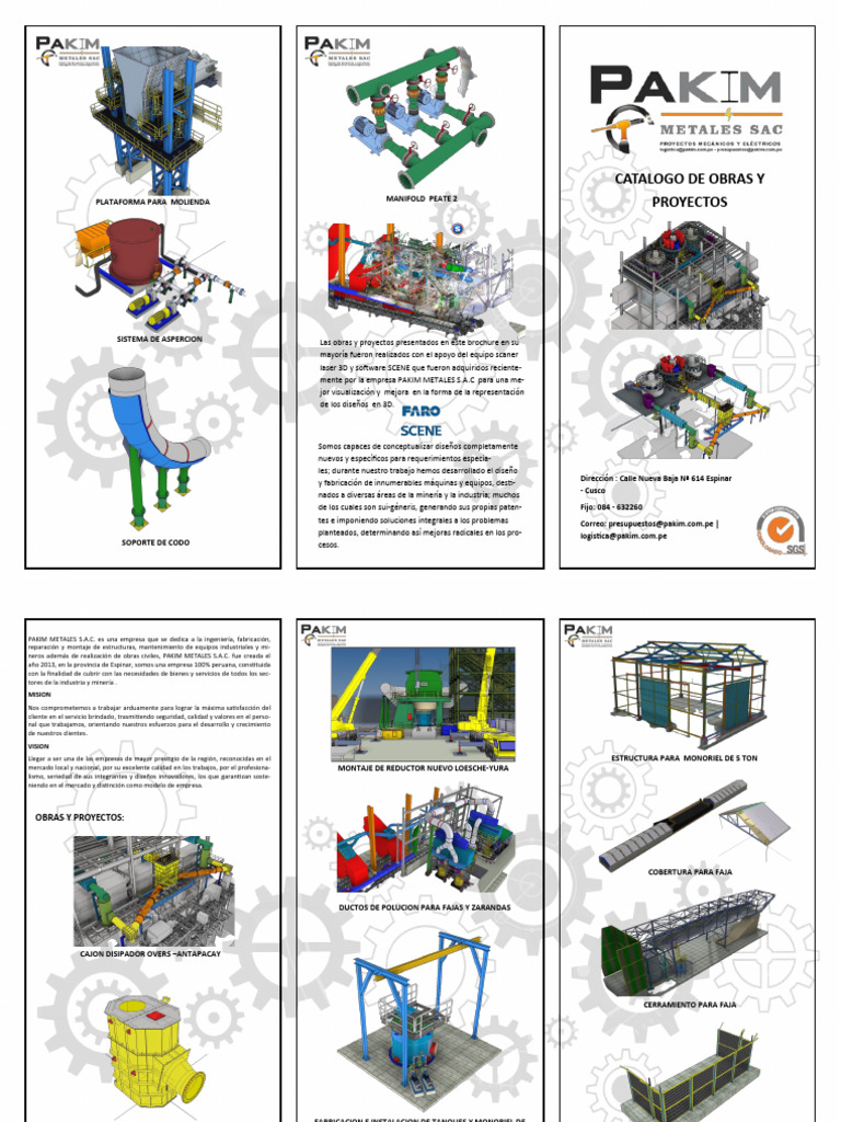 Brochure-Catalogo de Obras y Proyectos Pakim | PDF | Ingeniería | Business