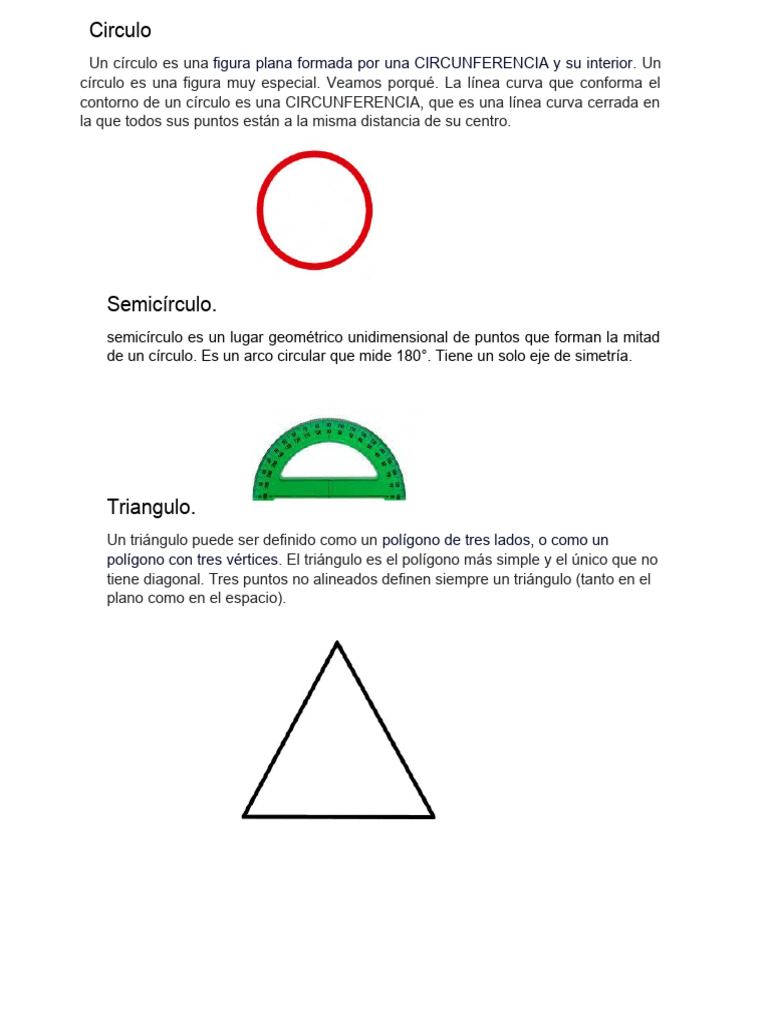 Figuras Geometricas | PDF | Rectángulo | Triángulo