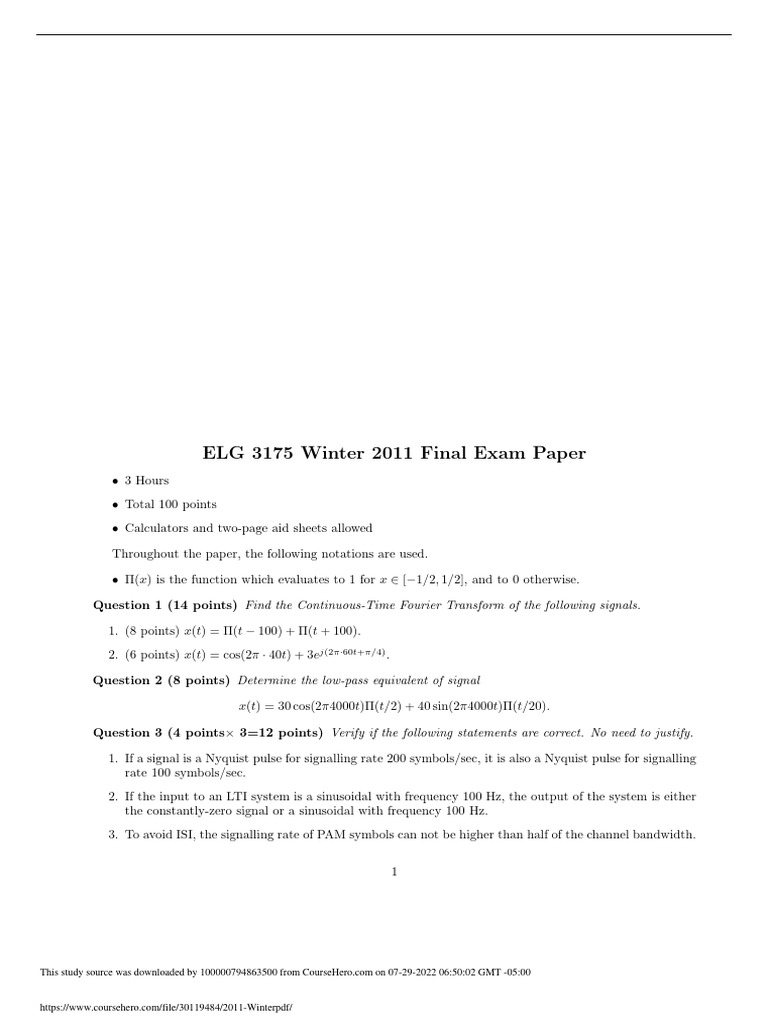 2011 Winter PDF | PDF | Computer Science | Electronics