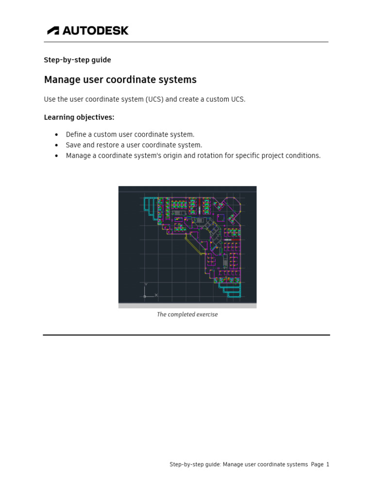 Acadcp24 Sbs m1!02!01 Manage Ucs | PDF | Cartesian Coordinate System ...