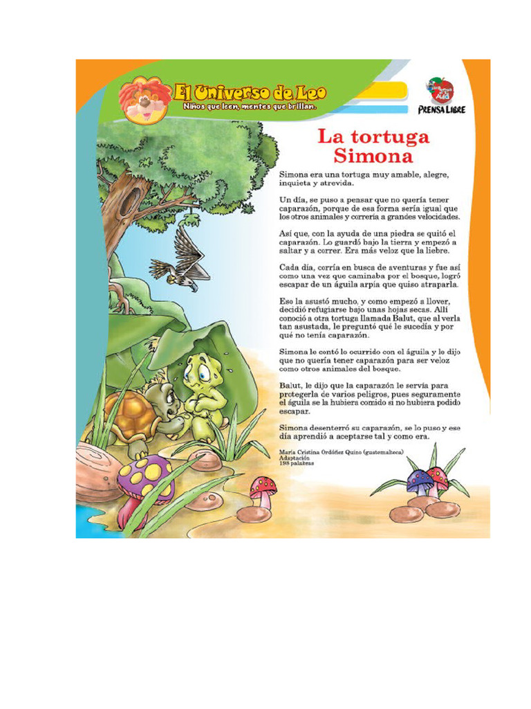 Cuento Tortuga | PDF