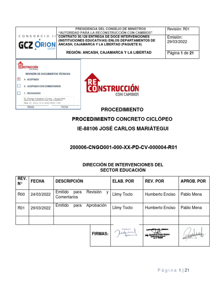 200006-CNGO001-000-XX-PD-CV-000004-R01 - concreto ciclopeo | PDF ...