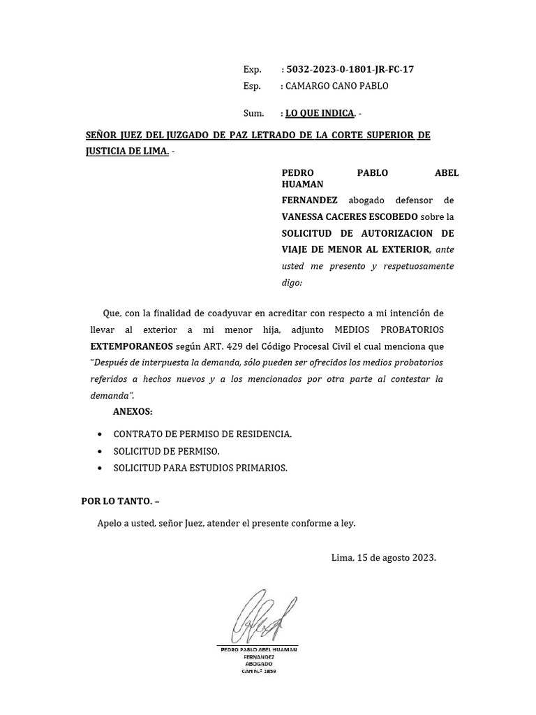 Pruebas Extemp | PDF