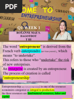 Entrepreneurship: Quarter 1 Module 1: Introduction To Entrepreneurship ...
