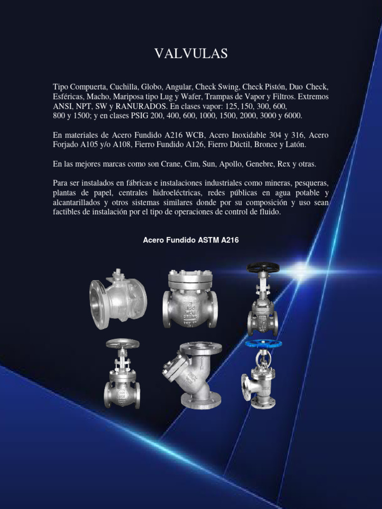 Catalogo - Valvulas | PDF