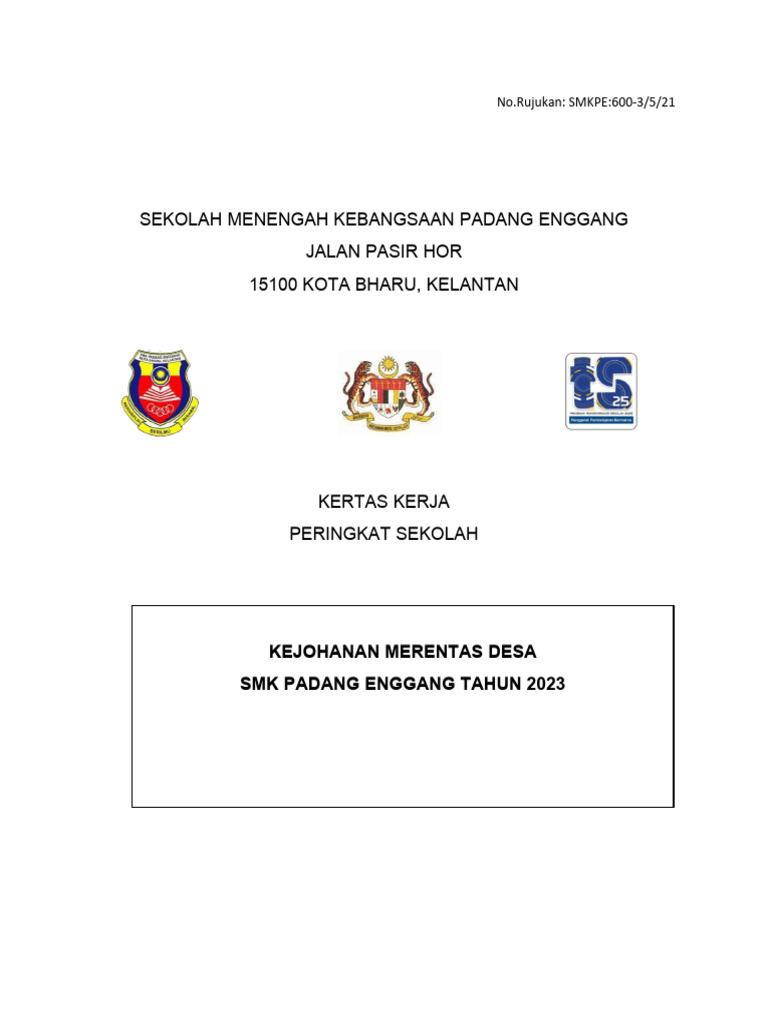 Kertas Cadangan Mdesa 2023 | PDF