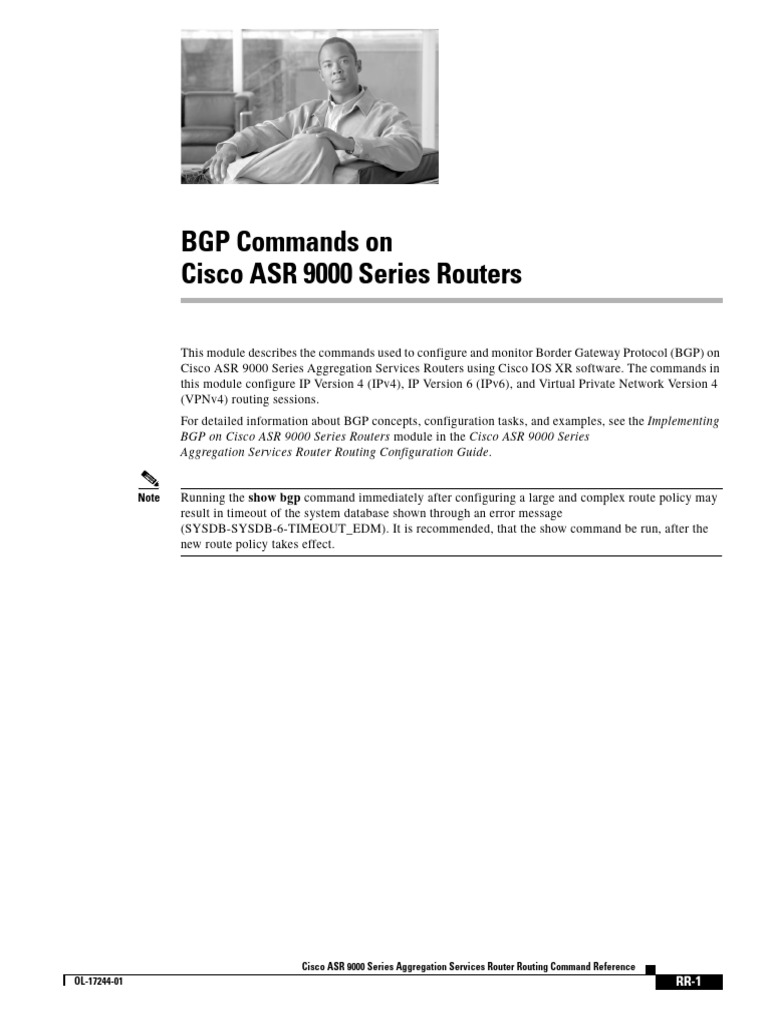 BGP Command Reference for Cisco ASR 9000 | PDF