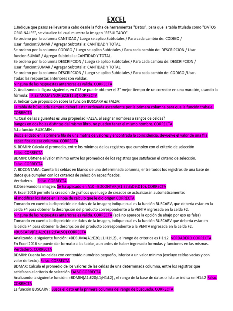 Choice 2do Parcial Compu 2 | PDF | Microsoft PowerPoint | Microsoft Excel
