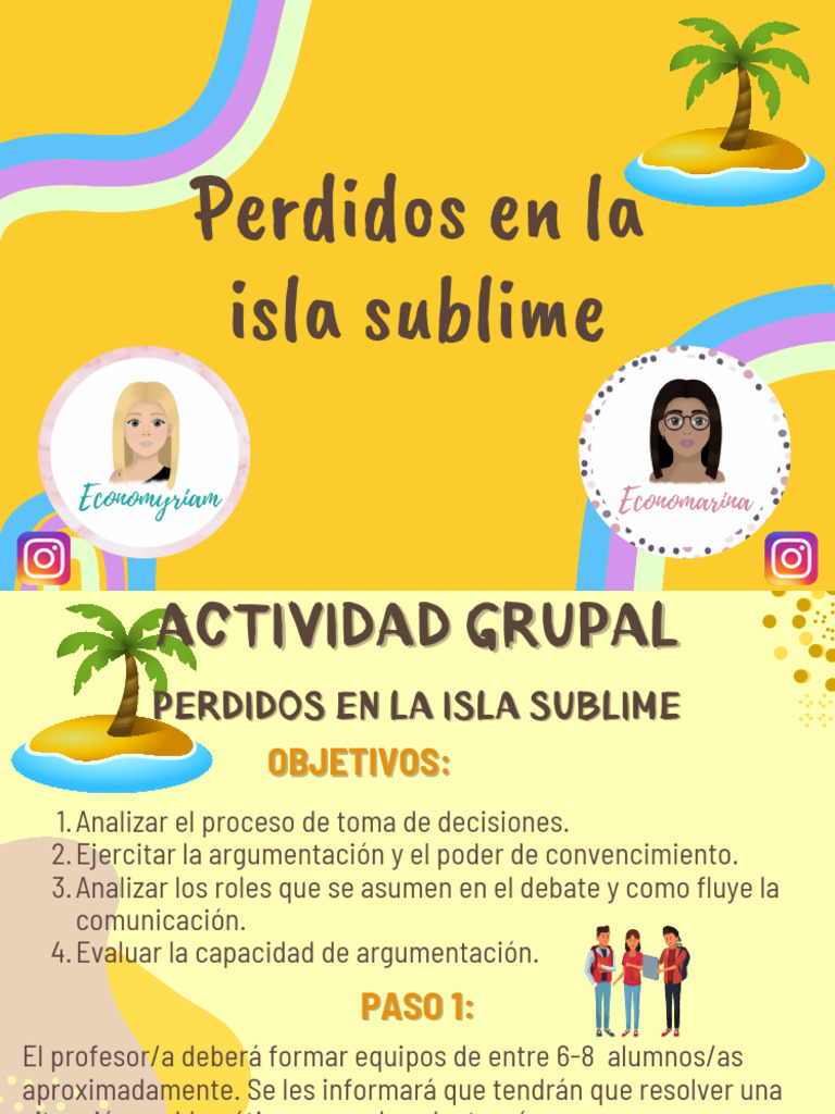 Negociación - Perdidos en La Isla Sublime | PDF | Estudios de idiomas ...