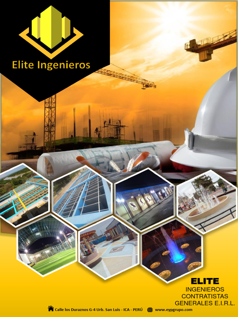 Brochure Elite 20452795532 | PDF | Alcantarillado | Perú