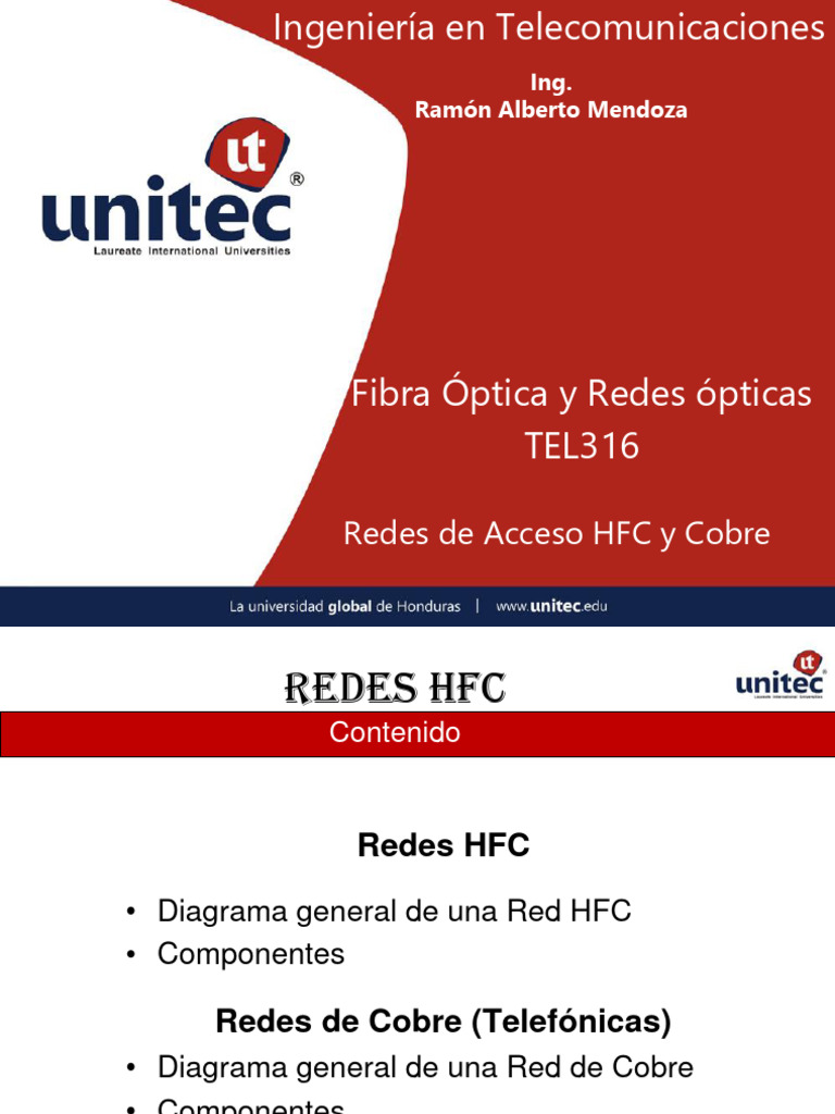 Redes HFC y Cobre: Componentes y Estructura | PDF | Informática ...