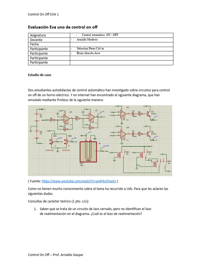 Control On/Off Circuit Analysis Guide | PDF | Computers | Technology ...