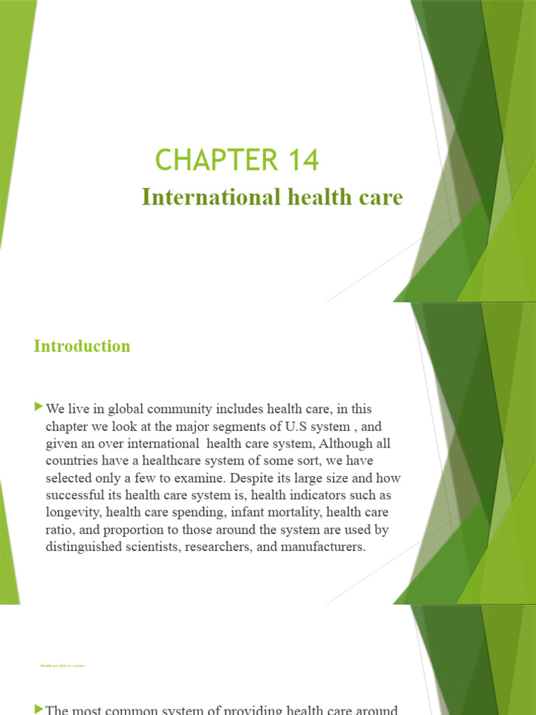 Chapter 14 | PDF | Health Care | Health System