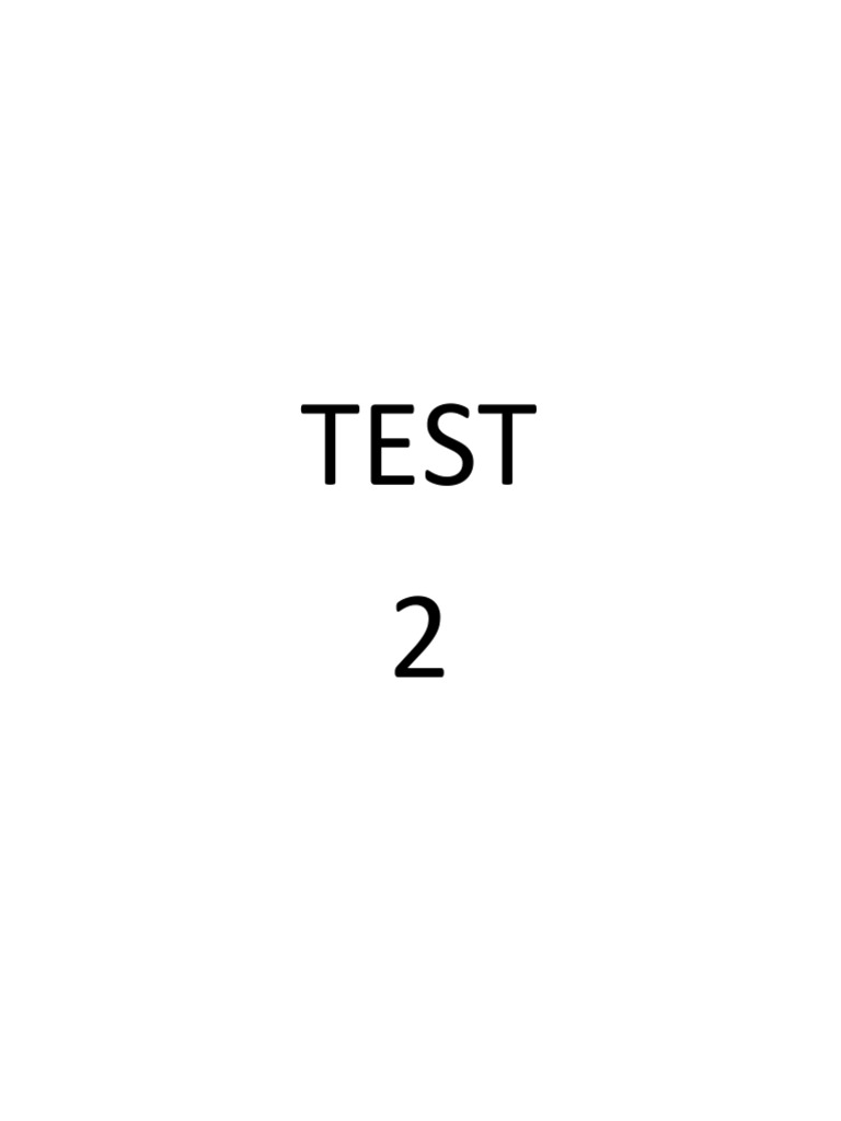 ENGLISH TEST 2 FULL | PDF