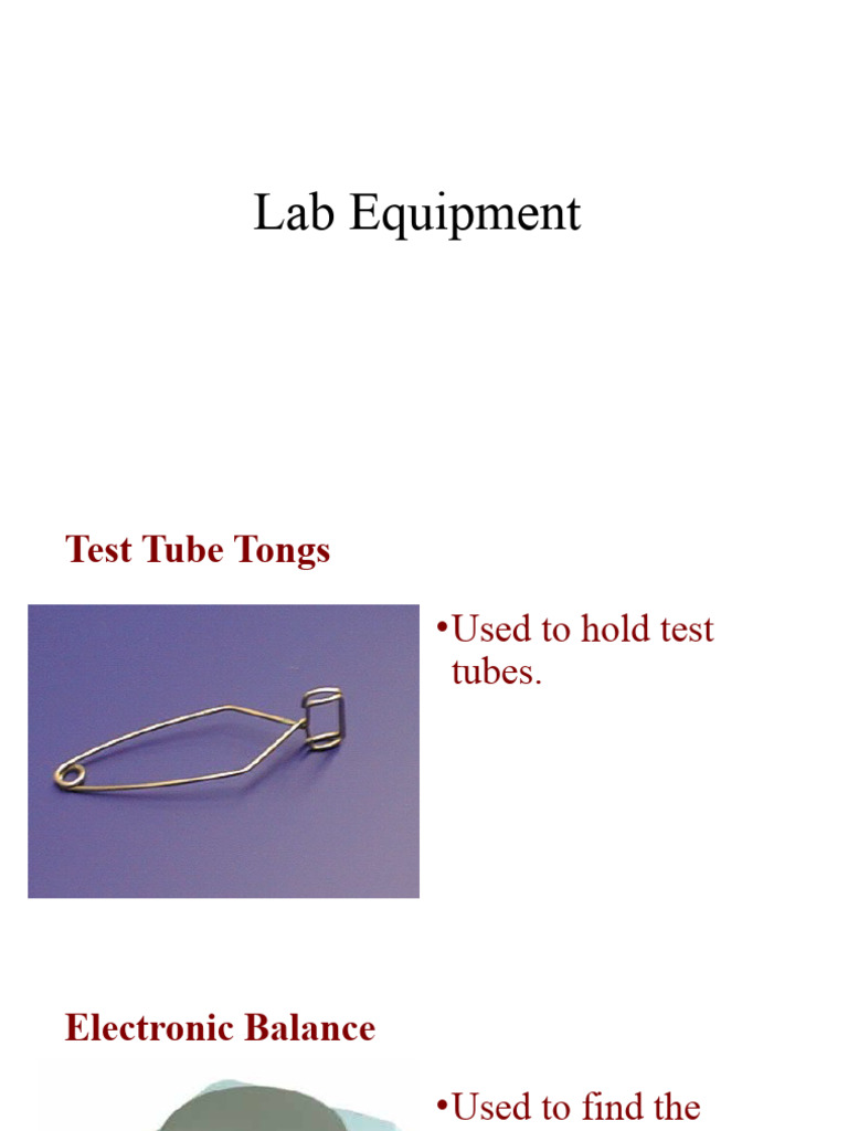 Lab Equipment | PDF | Electromagnetic Radiation | Laboratory Equipment