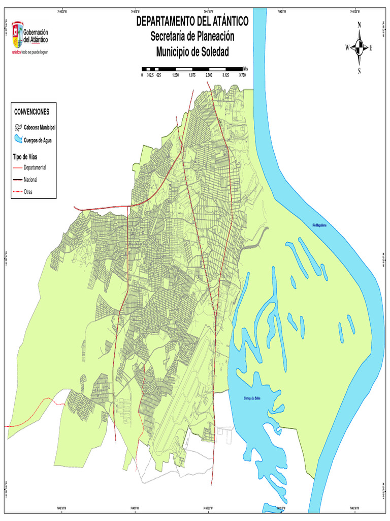 Mapa del Municipio de Soledad Atlántico | PDF