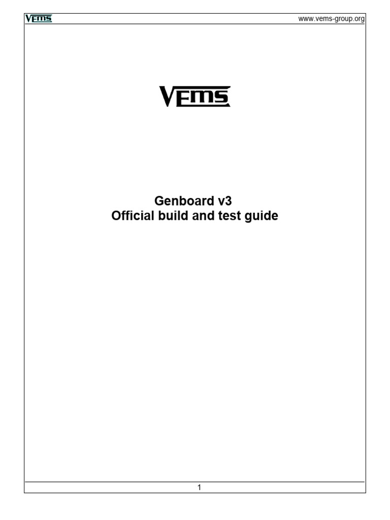 Vems v3 Documentation | PDF | Electrical Connector | Printed Circuit Board