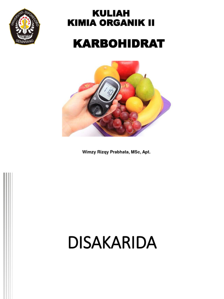 Struktur dan Jenis Disakarida | PDF