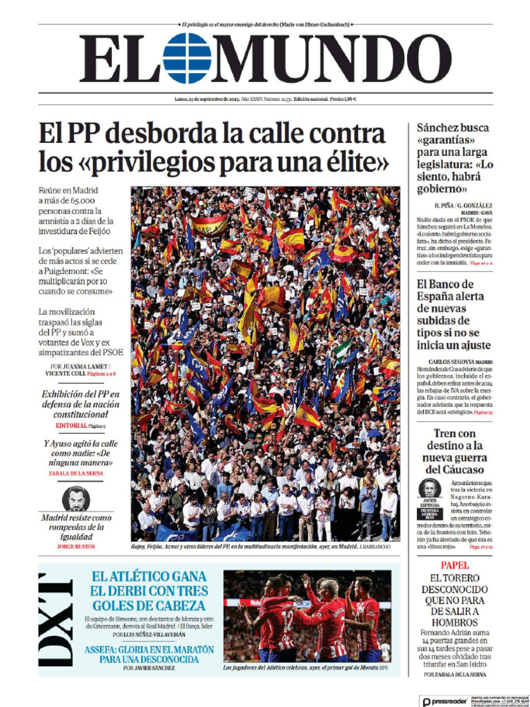 El Mundo 25-09-23 | PDF