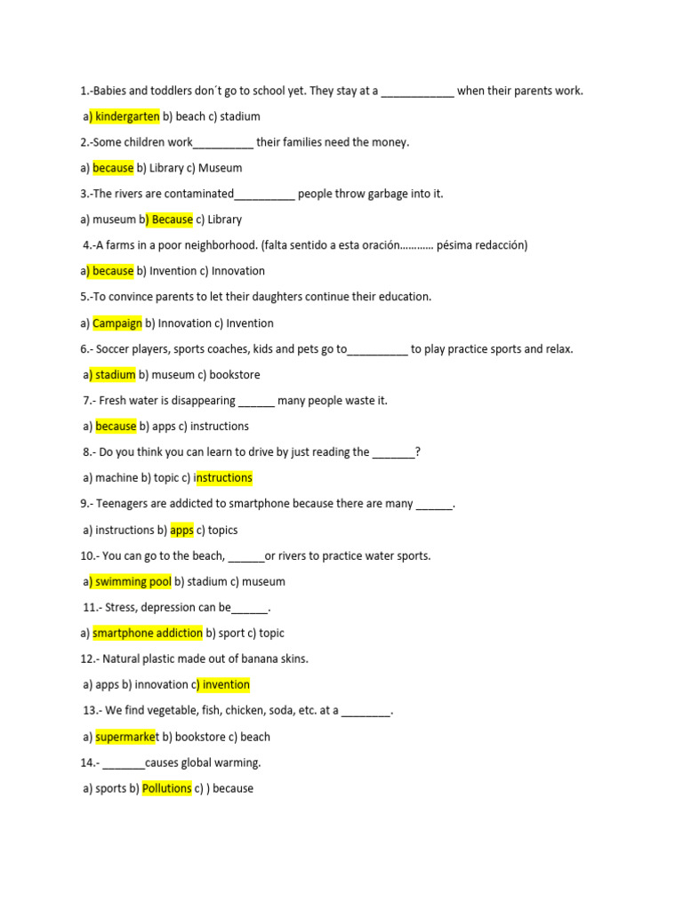 English study guide | PDF