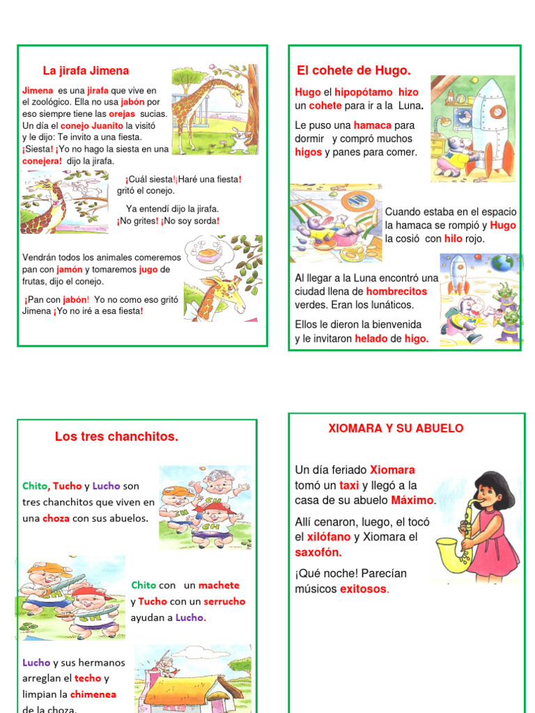 Lecturas para Practicar en La Casa. | PDF