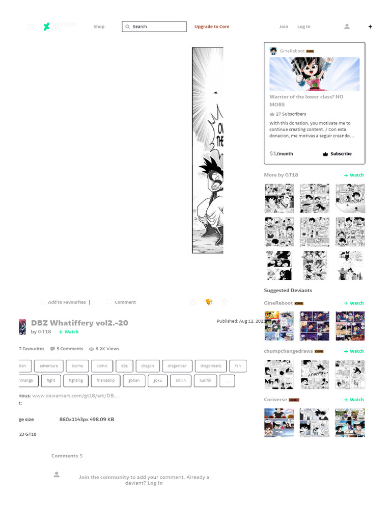 DBZ Whatiffery Vol2.-20 by GT18 On DeviantArt | PDF | Dragon Ball