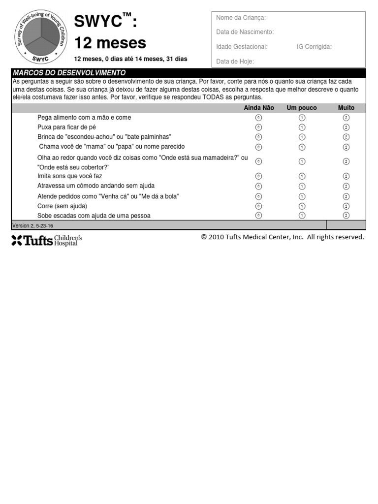 Questionário SWYC | PDF