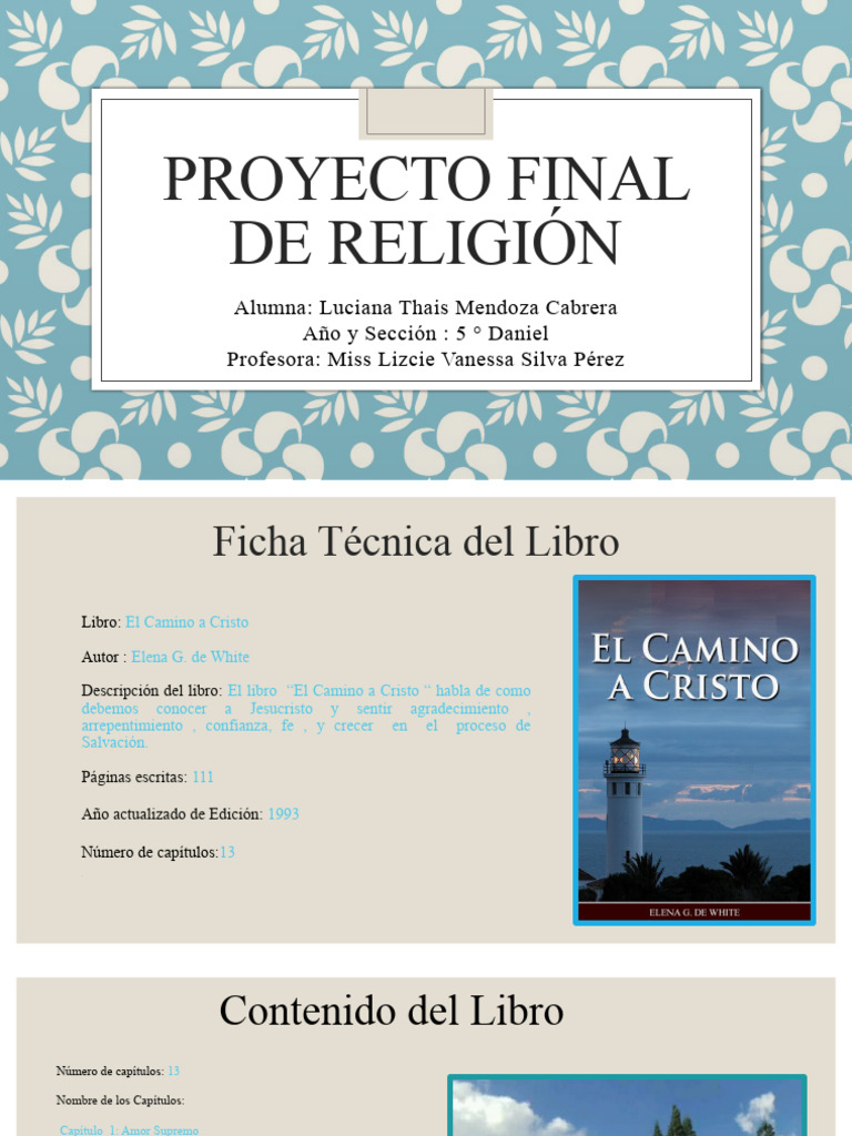 Ficha Técnica - Elena G de White | PDF