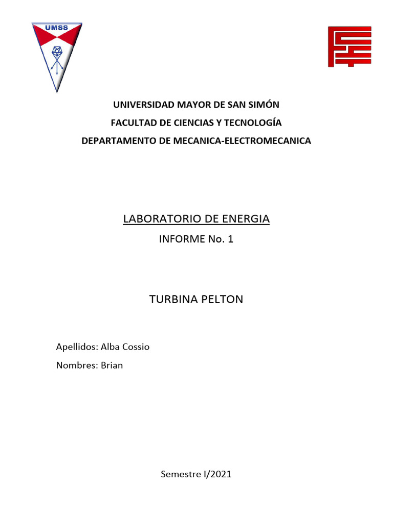 Turbina Pelton | PDF | Turbina | Tecnología energética