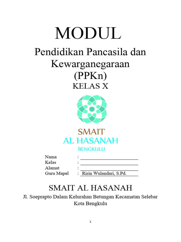 MODUL PKN | PDF