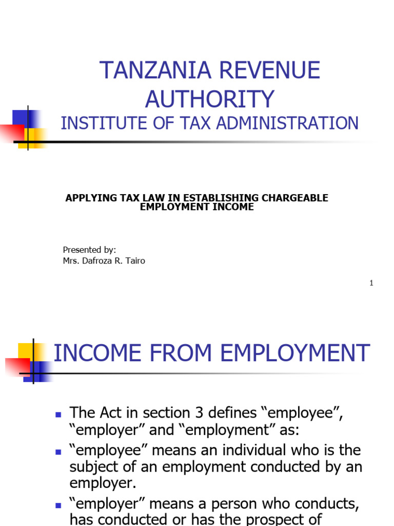 Income From Employment 4 | PDF | Employment | Employee Benefits
