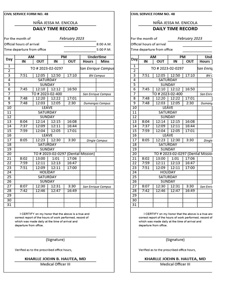 I Am Sharing 'CSC-Form-No.-48-Copy (1) ' With You | PDF