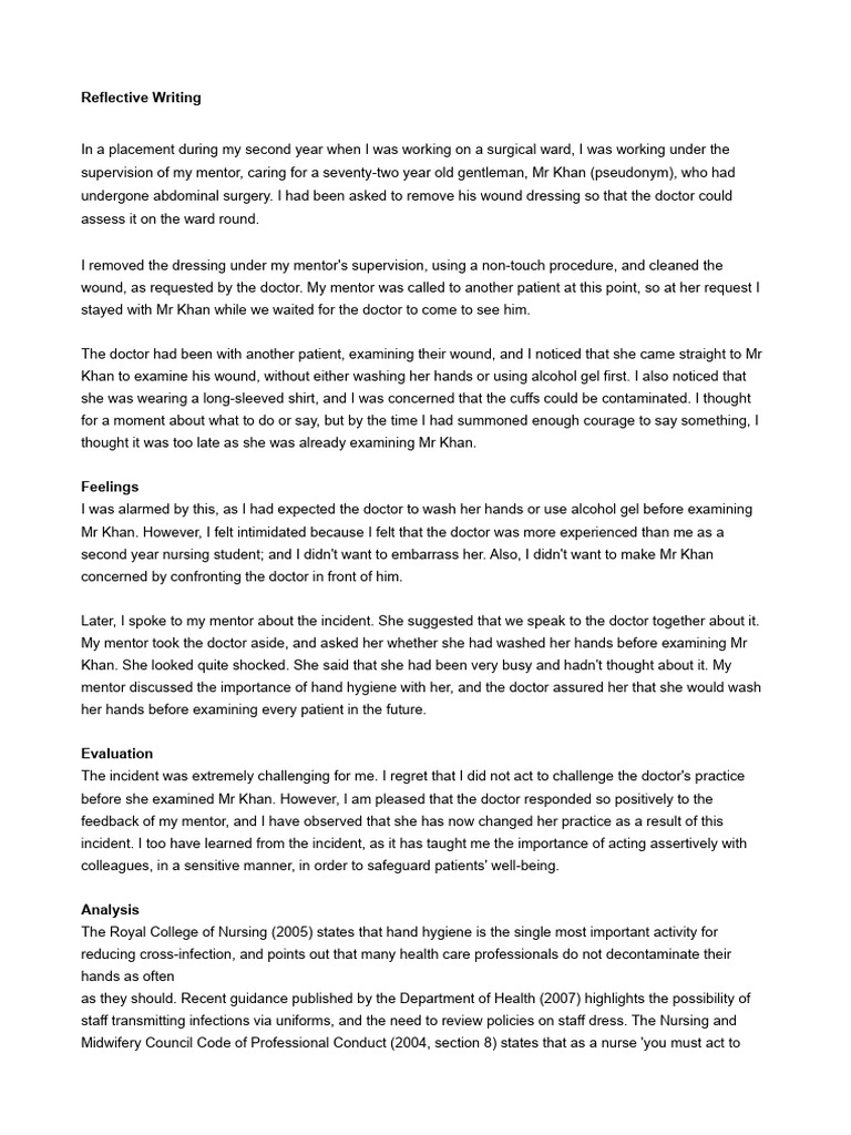 Reflective Sample | PDF