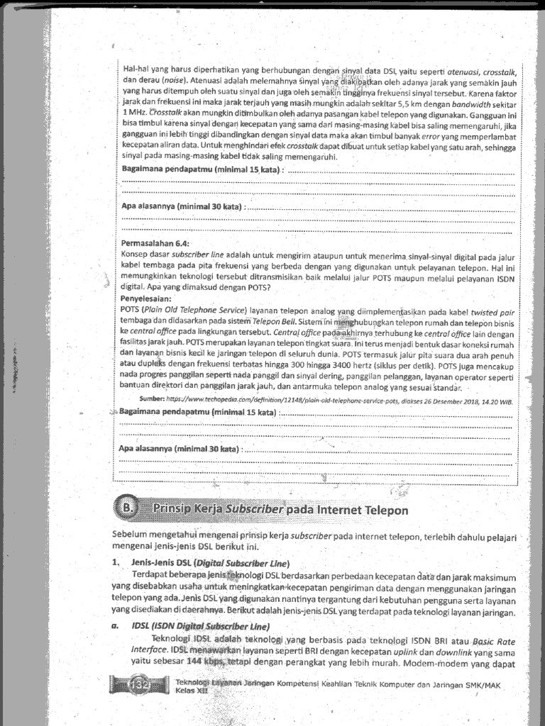 Prinsip Kerja Subscriber Pada Internet Telepon | PDF