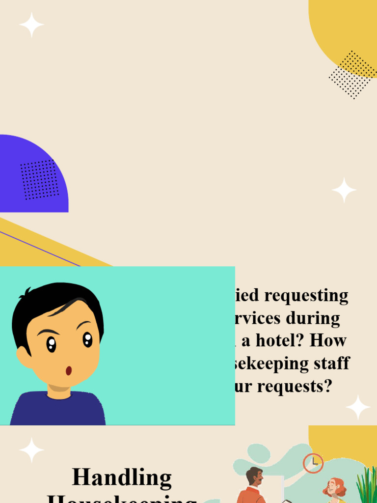 Handling Hotel Housekeeping Requests | PDF