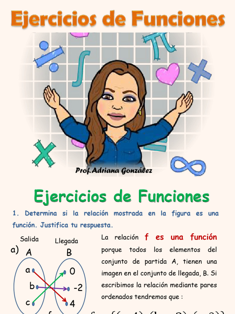 Clase 3 Ejercicios Funciones | PDF | Función (Matemáticas) | Matemáticas
