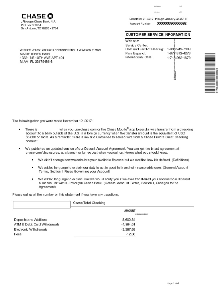 Checking Summary | PDF | Transaction Account | Banks