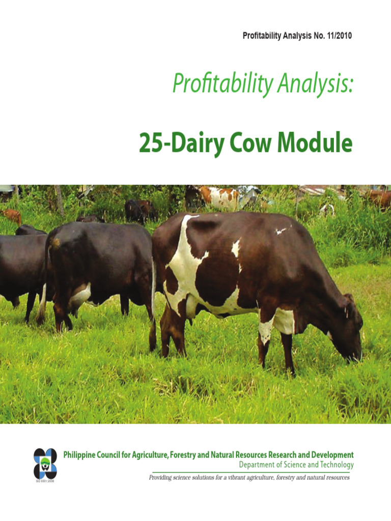 25dairy Cow Module | PDF | Cattle | Dairy
