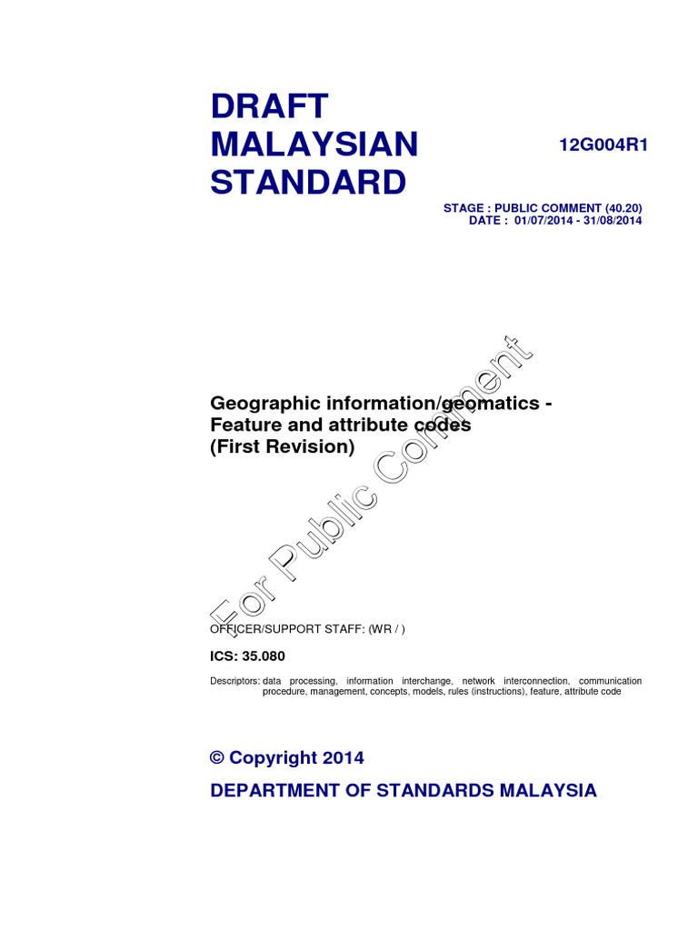 MS1759 - 2014 Draf | PDF | Geographic Information System | Airport