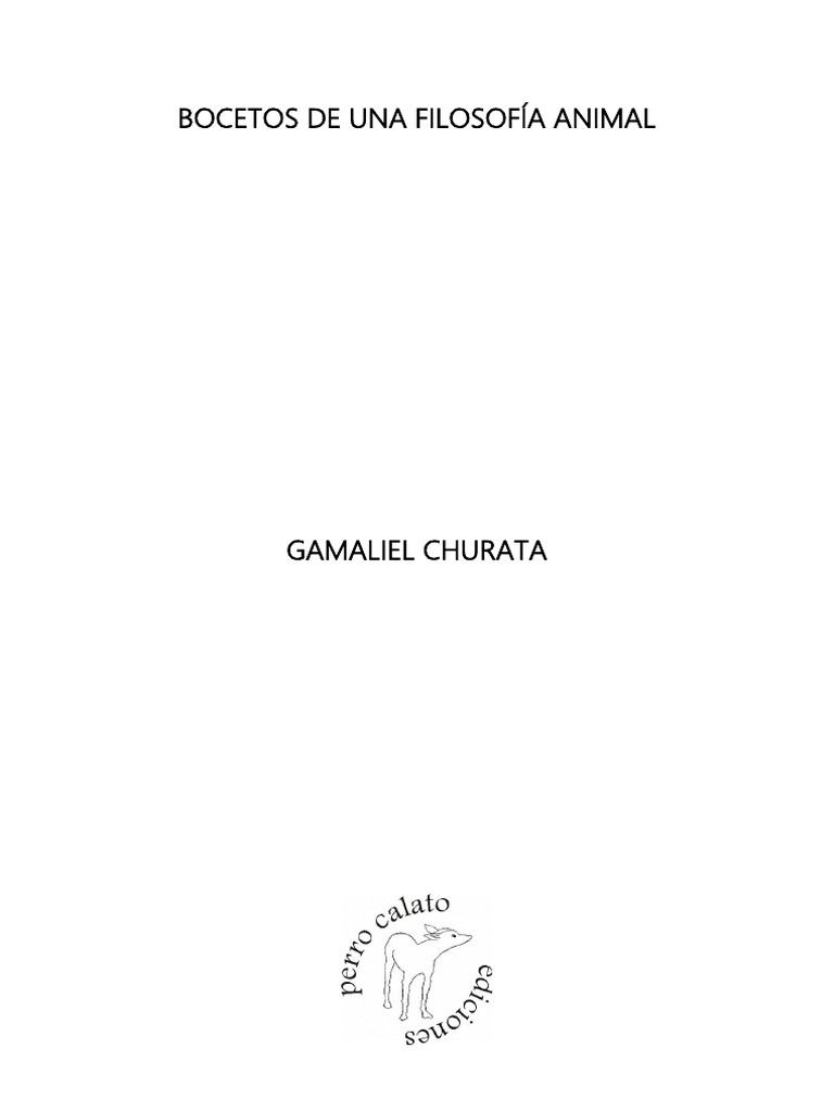 Gamaliel Churata - Bocetos de Una Filosofía Animal (2023) | Descargar ...