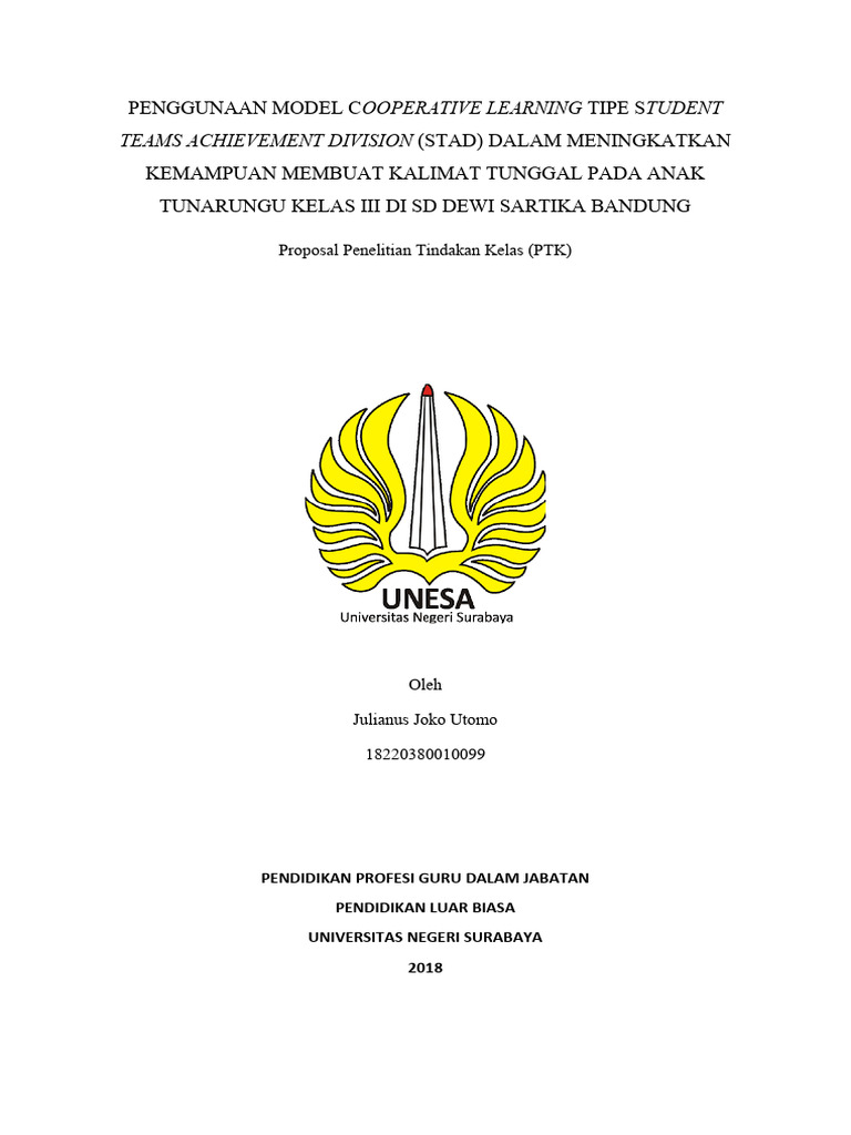 Penggunaan Model Cooperative Learning Tipe Student Teams Achievement ... Penggunaan Model Cooperative Learning Tipe Student Teams Achievement ...